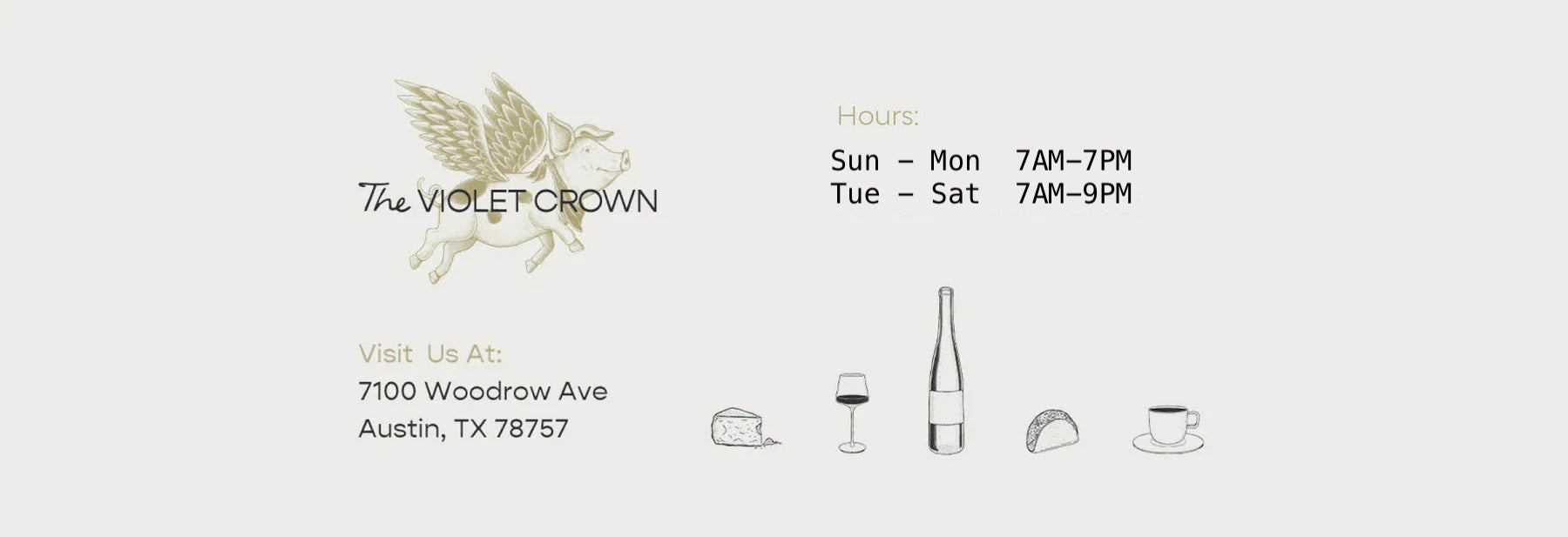 The Violet Crown | Austin TX Specialty Coffee Shop & Natural Wine Bar